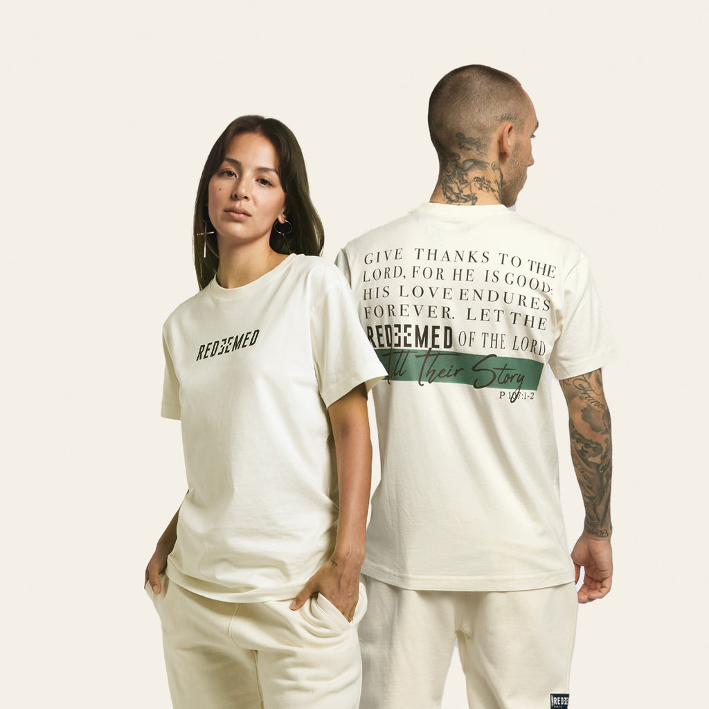 The Beginning Tee by Redeemed Society